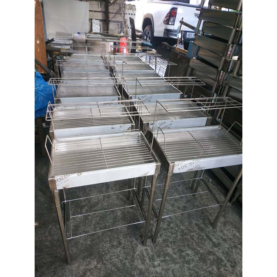 CHECK OUT THIS STAINLESS IHAWAN 100% PURE STANDARD BARBECUE GRILL HEAVY ...