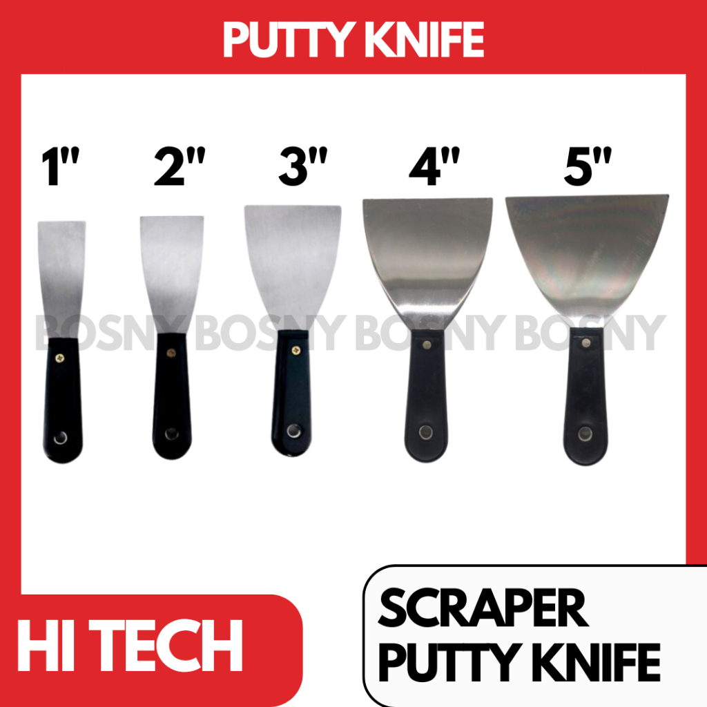 Hi Tech Putty Knife / Scraper 1pc in different sizes | Shopee Philippines