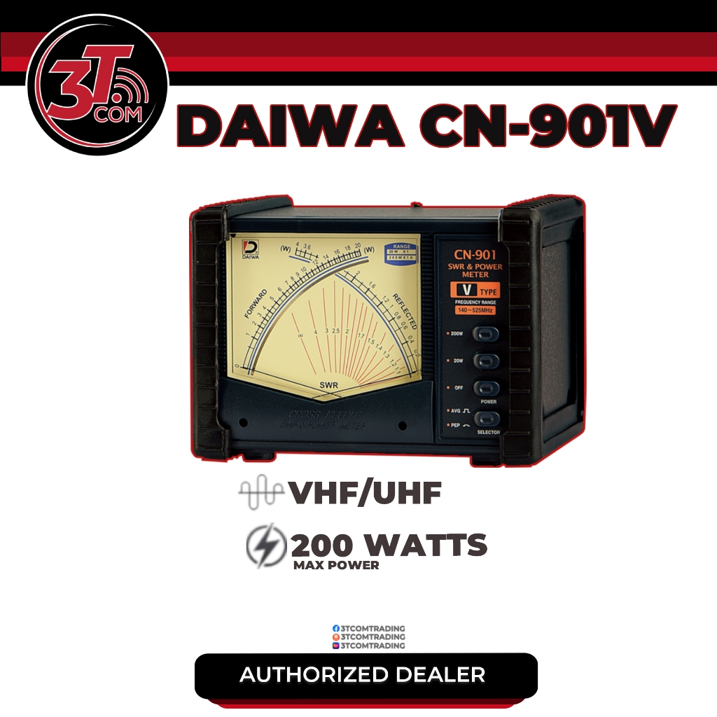 DAIWA CN-501V VHF/UHF, CN-901V VHF/UHF AND CN-501H VHF/HF SWR/Power ...