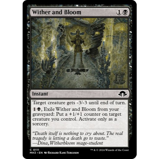 Wither and Bloom Common Modern Horizon 3 Magic the Gathering Trading ...
