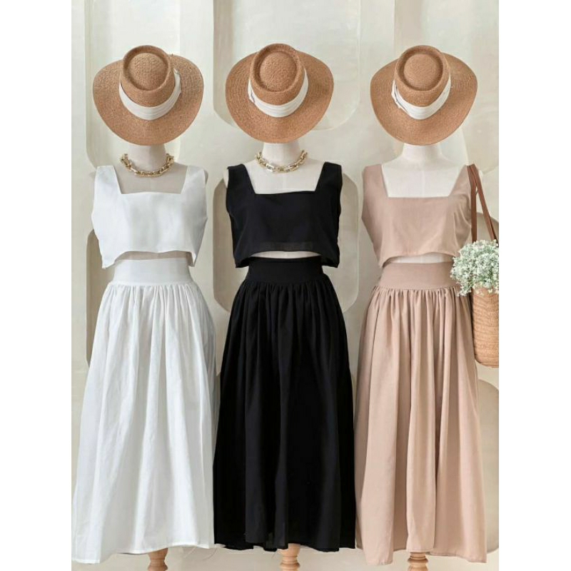 Millenia-Boho Coordinates, women clothing, coordinates, top and maxi ...