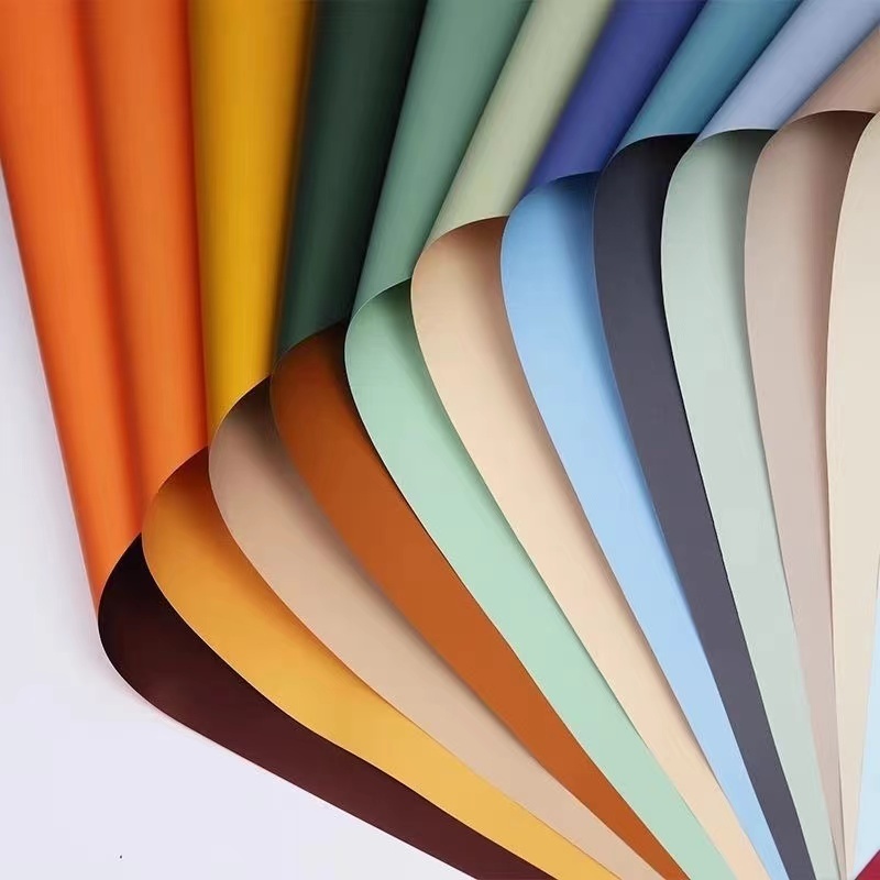 【5pcs】Two-Sided Colored Flower Wrappers 58*58cm Gift Wrapping Paper ...