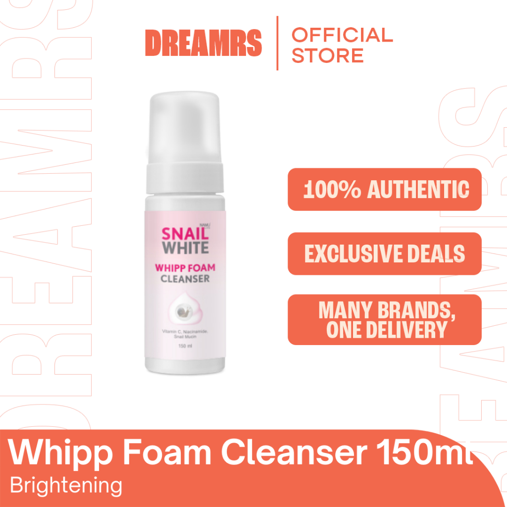 SNAILWHITE Whipp Foam Cleanser 150ml (DREAMRS) | Shopee Philippines