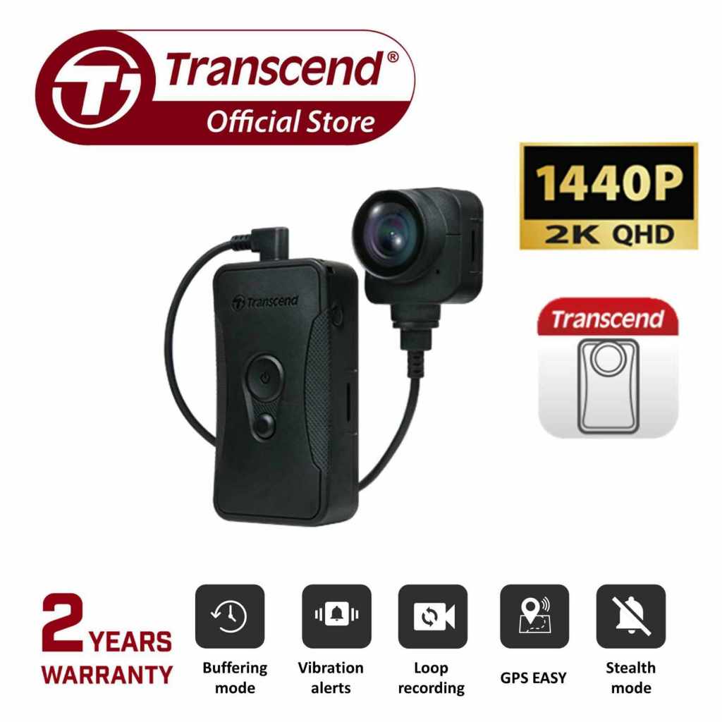 Transcend TS64GDPB70A 64GB DrivePro Body 70A Body Camera | Body CCTV ...