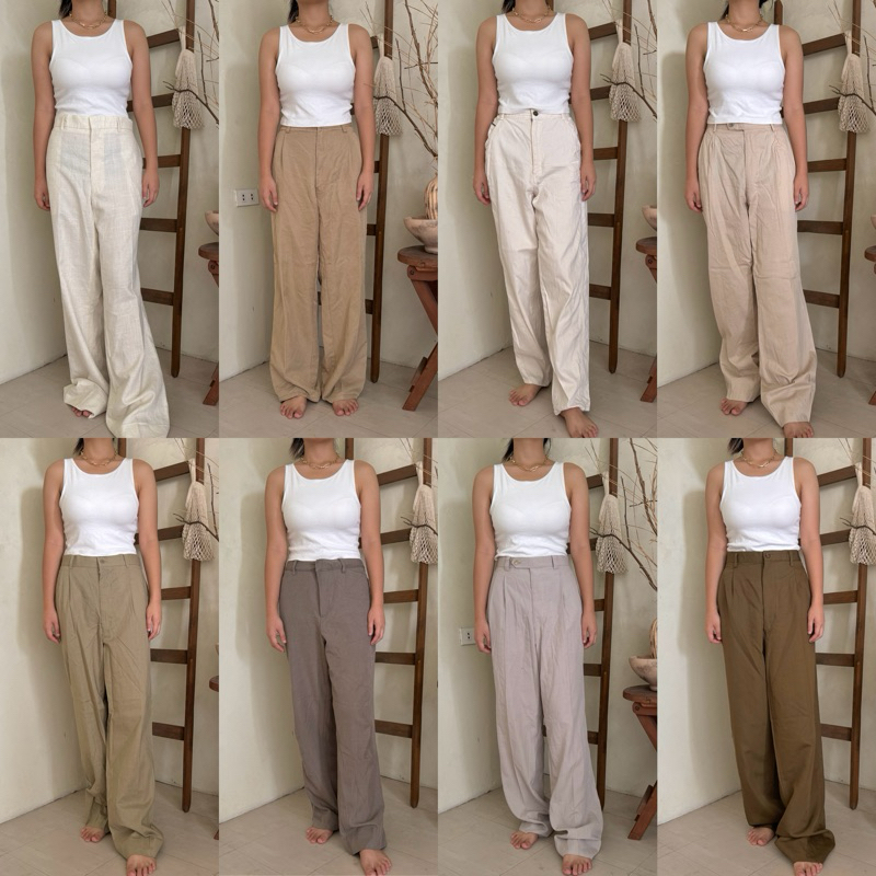 [New Arrival] Preloved Premium Pants and Trousers (Neutrals) | Shopee ...
