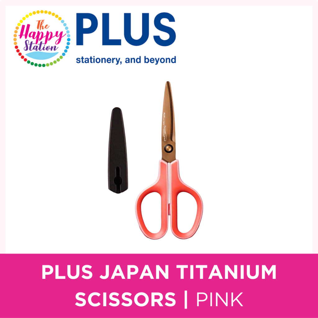 PLUS Japan | Fit Cut Curve Premium Titanium Coated Scissors | Shopee ...