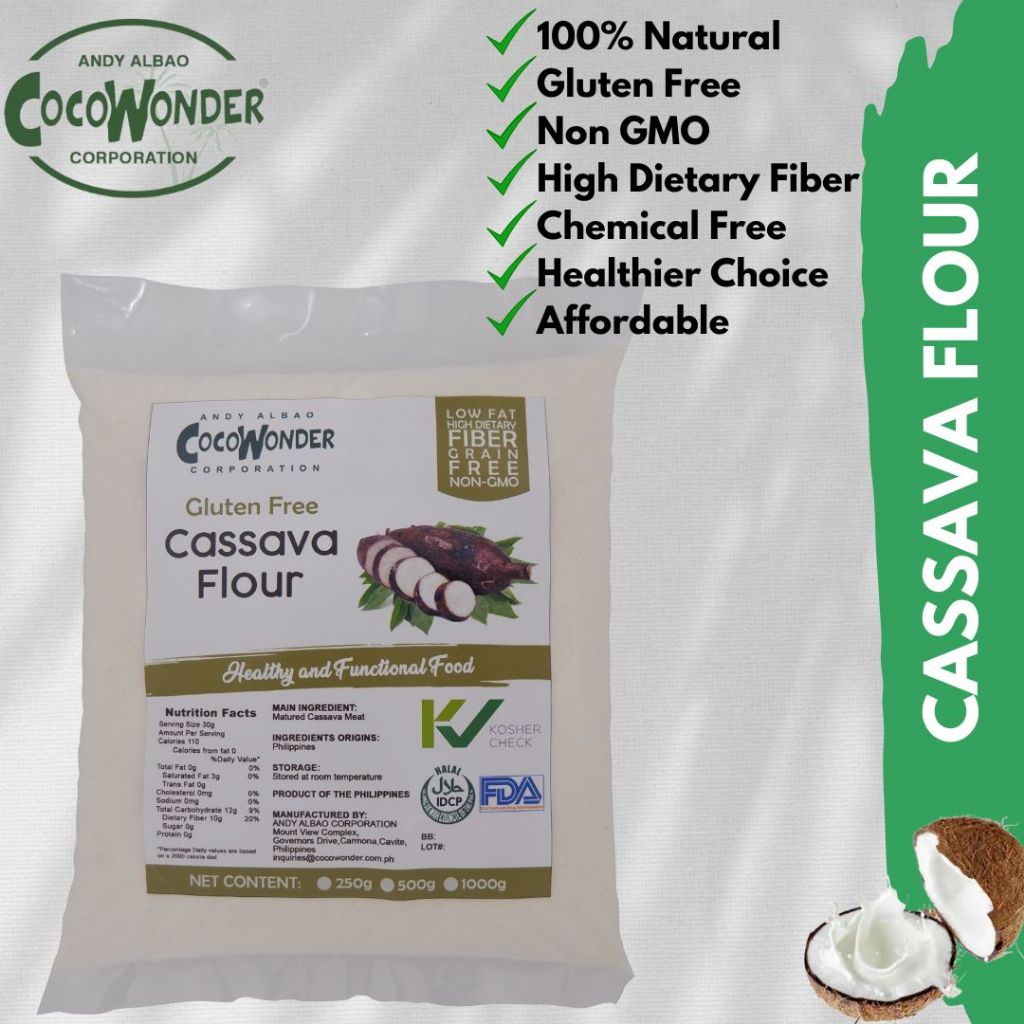 500G CocoWonder, CASSAVA FLOUR | Shopee Philippines