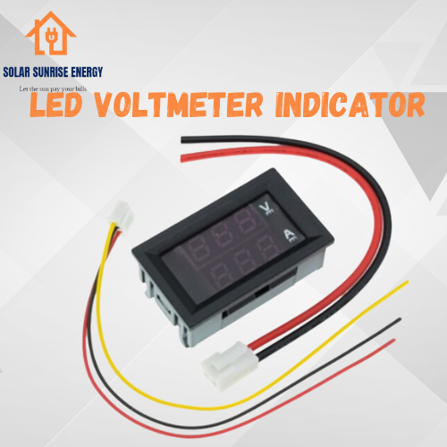 LED VoltMeter Indicator ( DC 100V 100A Red + Red 0.28 Inch Dual LED ...