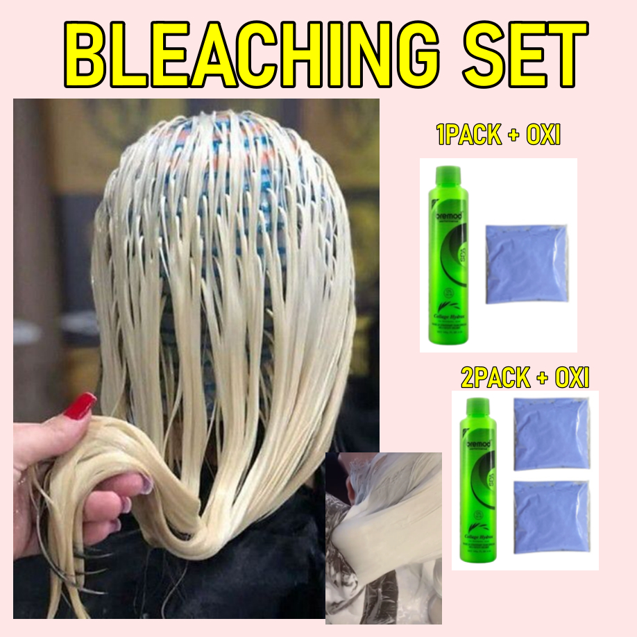 HAIR BLEACHING SET WITH OXIDIZER 12% 9% OR 6% | Shopee Philippines