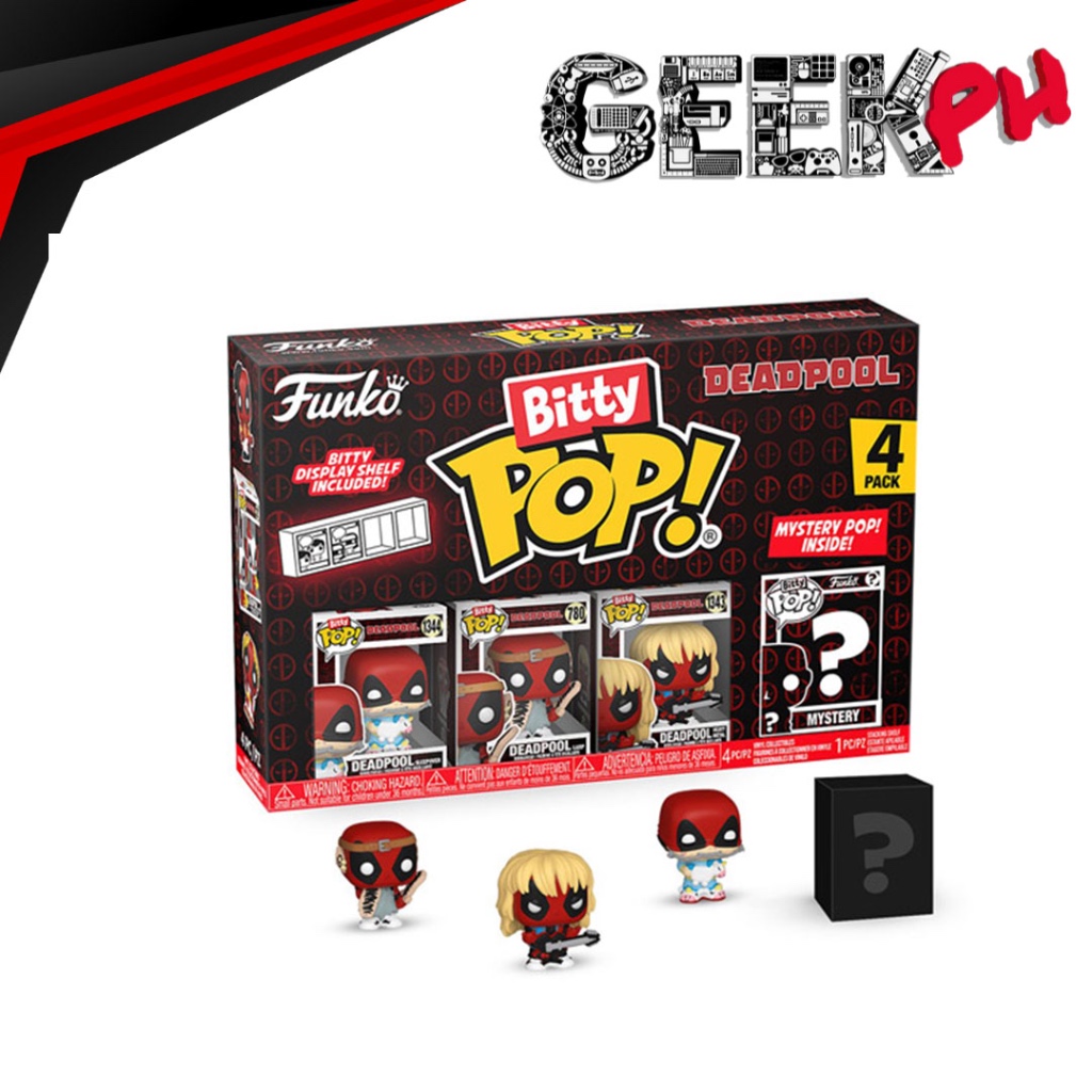 Funko Deadpool Bitty Pop! Sleepover Four-Pack sold by Geek PH | Shopee ...