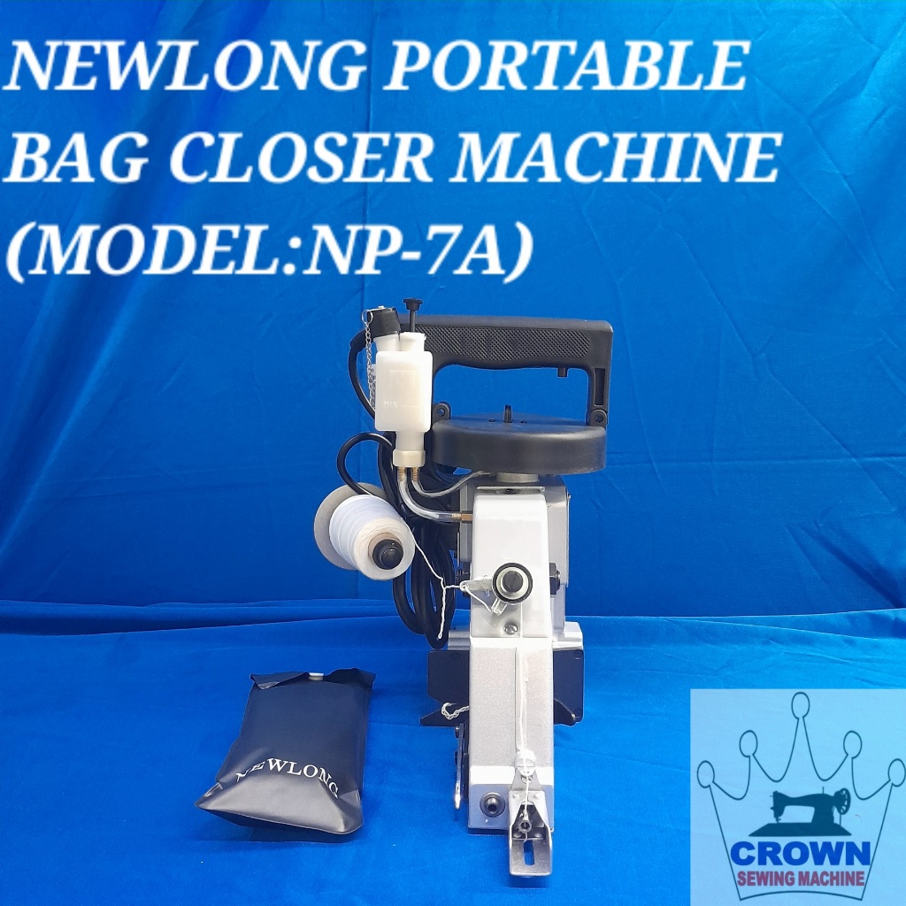NEWLONG PORTABLE BAG CLOSER SEWING MACHINE MODEL:NP-7A CHINA | Shopee ...