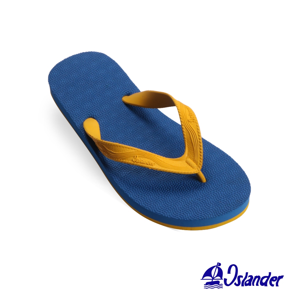 Islander Great 9 AL (Blue / Yellow) - Unisex Slippers for Men & Women ...