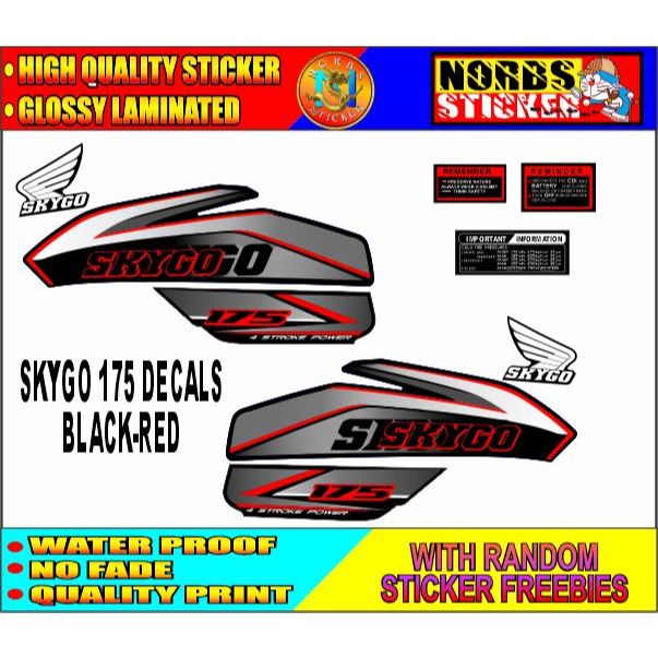 skygo 175 sticker decals asero design | Shopee Philippines