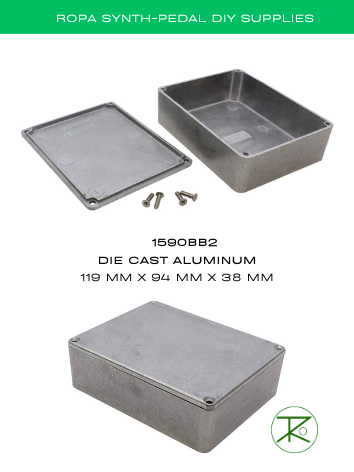 1pc 1590BB2 Die Cast Aluminum Metal Enclosure for DIY Guitar Effects ...