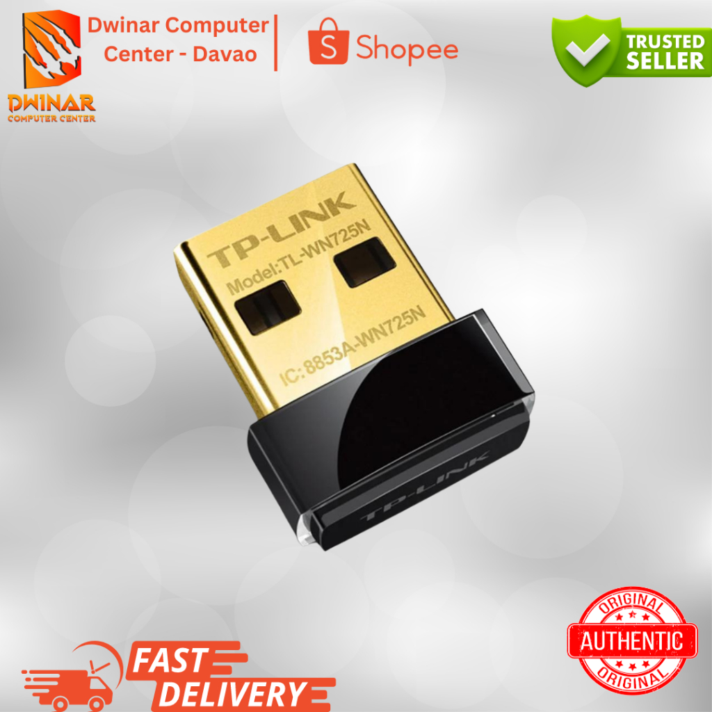 TPLINK TL-WN725N Wireless N Nano 150mbps USB Adapter | Shopee Philippines
