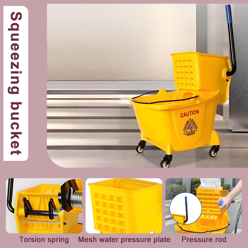 Thickened mop squeezer Family Commercial Heavy duty 36L big size Mop ...