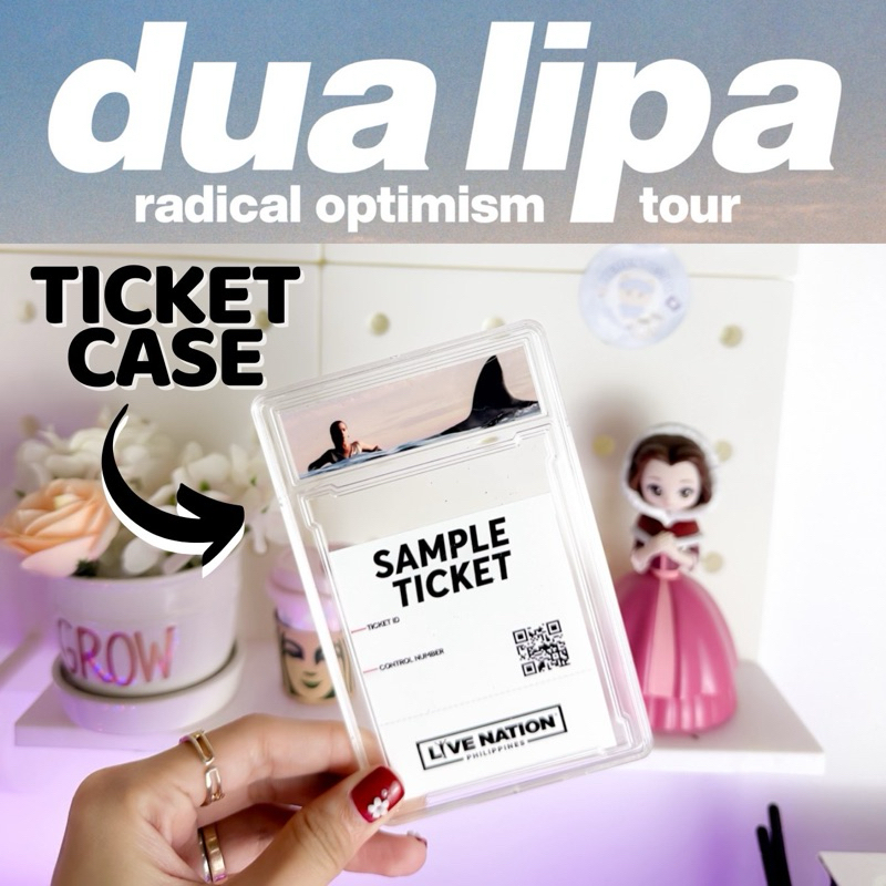 DUA LIPA Radical Optimism World Tour Concert Ticket Frame Ticket Case ...