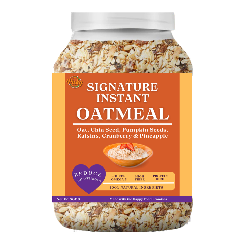 Signature Instant Oatmeal (Chia Seeds, Pumpkin Seeds, Raisins ...