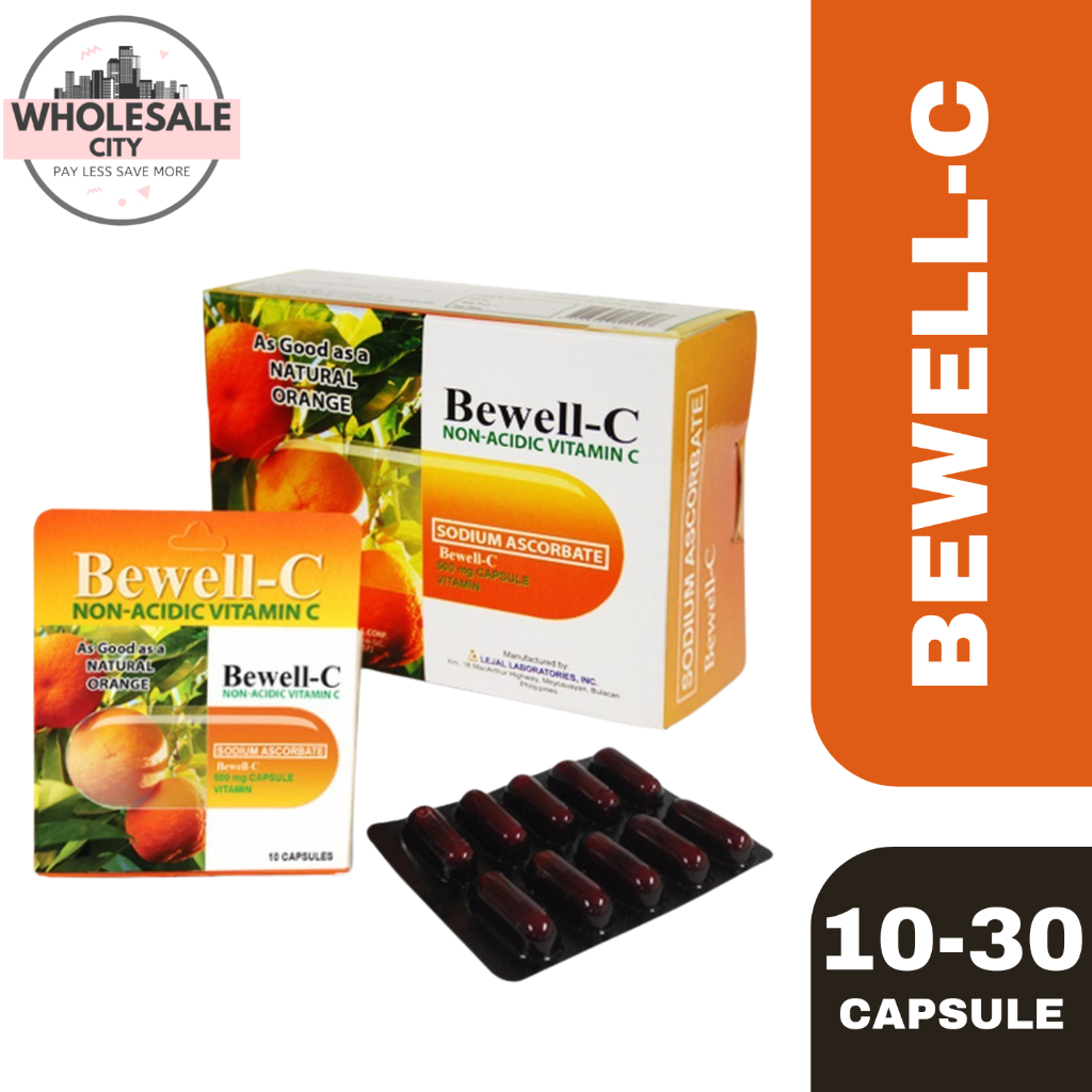 Bewell-C: The Non-Acidic Vitamin C (Ascorbic Acid ) as Sodium Ascorbate 500mg | Shopee Philippines
