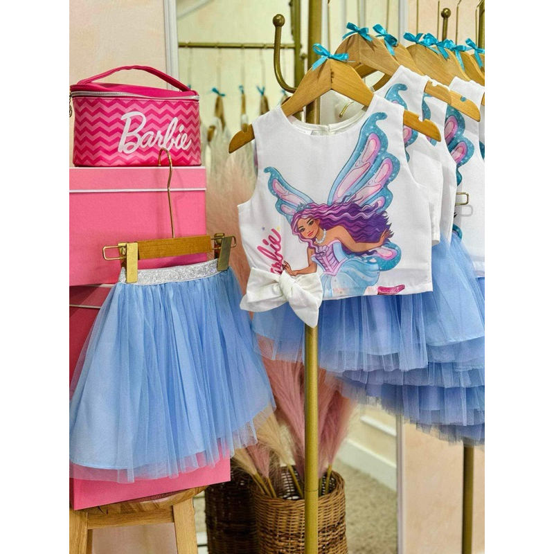 Barbie Tutu Skirt Set | Shopee Philippines