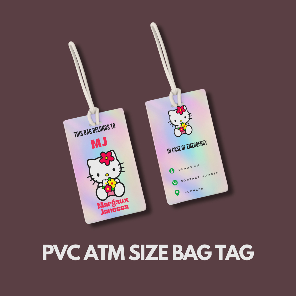Yssa Personalized/Customizable PVC and Laminated Name Tag for Back to ...
