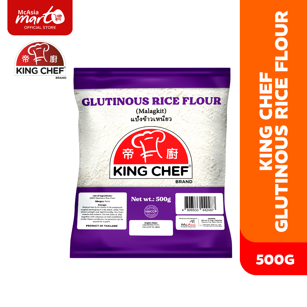 KING CHEF GLUTINOUS RICE FLOUR 500G - MCASIA | Shopee Philippines