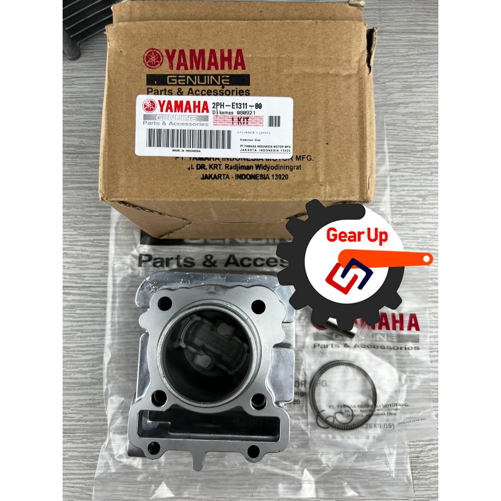 2PH Cylinder Block and piston kit set for Yamaha MIO i125 M3 MIO SOUL i ...