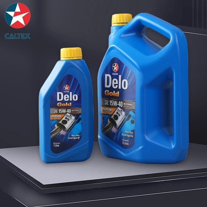 Caltex Delo Gold SAE 15W-40 1L-4L lube Heavy Duty Diesel Engine oil ...