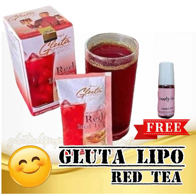 Gluta Lipo Gold Red Iced Tea Detox Slimming Whitening Glutathione Glutalipo Ivana Alawi Viyline ...