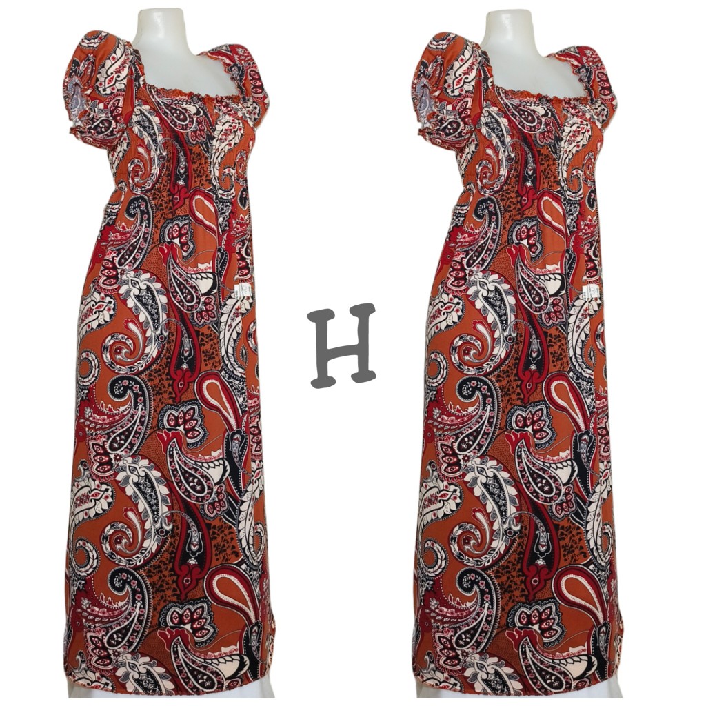 Long Daster | Puff Dress | Offshoulder | Medium to Large | Cotton ...