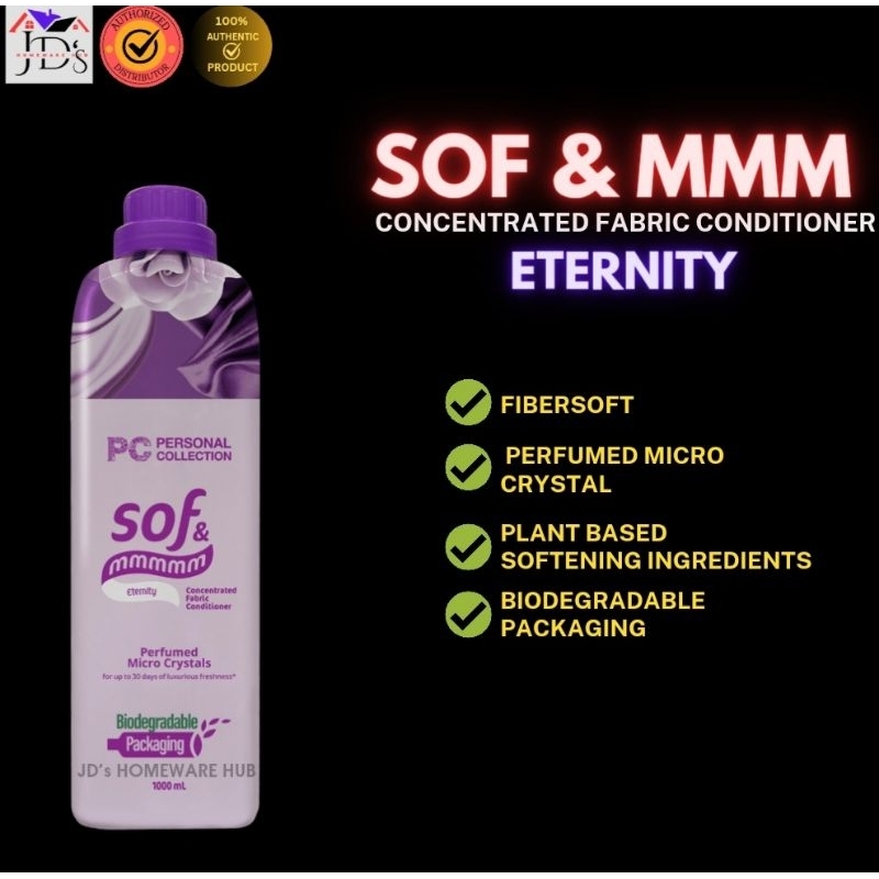 Soff eternity concentrated fabric conditioner 1000ml | Shopee Philippines