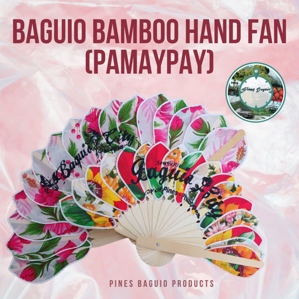 Baguio Bamboo Hand Fan (Pamaypay) | Shopee Philippines