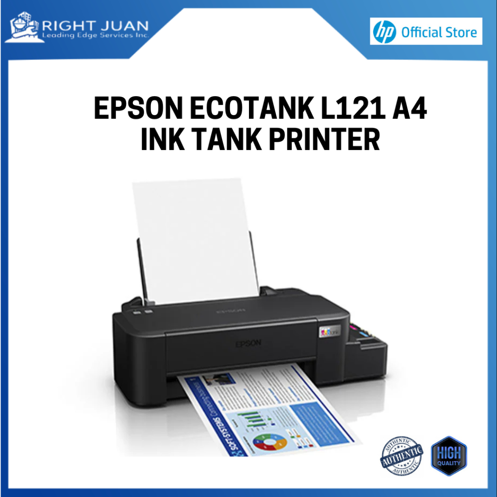 Epson EcoTank L121 A4 Ink Tank Printer | Shopee Philippines