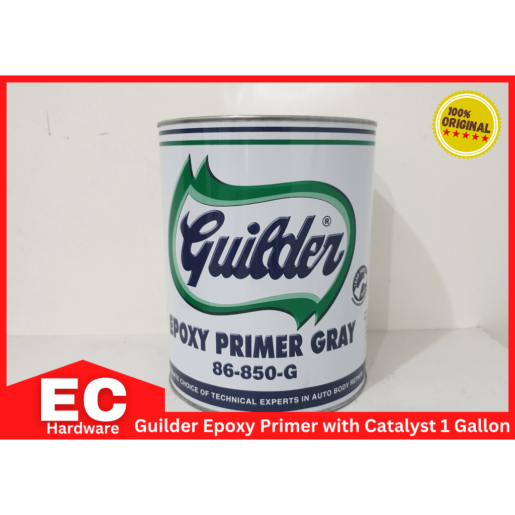 GUILDER EPOXY PRIMER WITH CATALYST 1 GALLON(4L) | GUILDER | Shopee ...