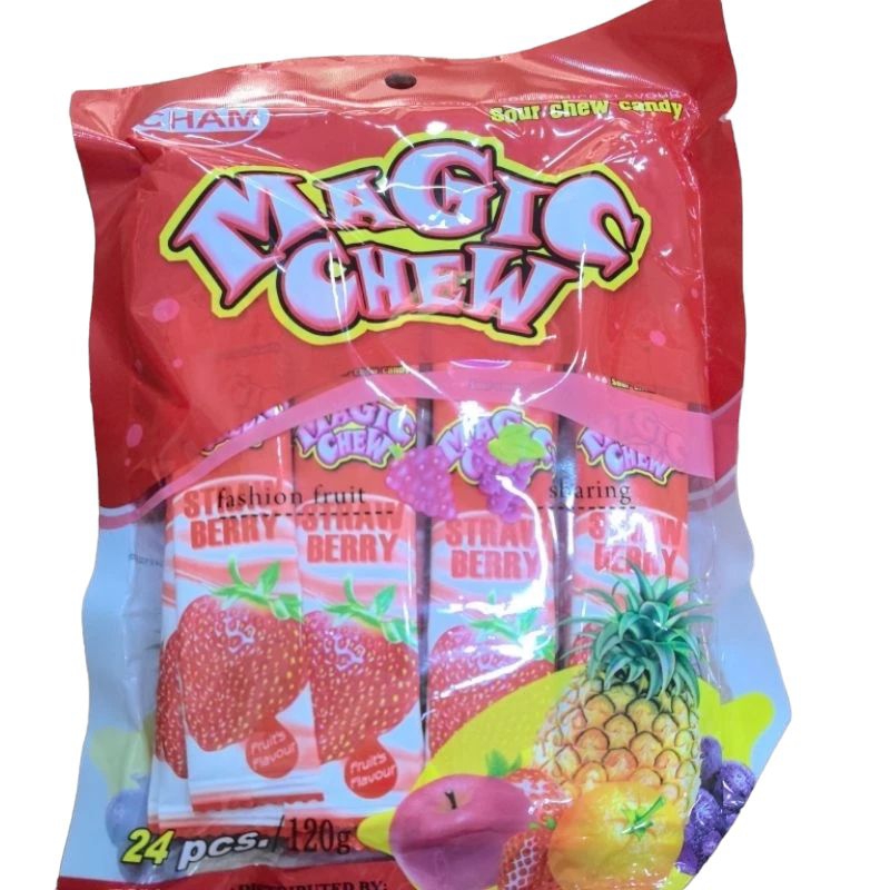 Magic Chew Sour Chewy Candy 24pcs | Shopee Philippines