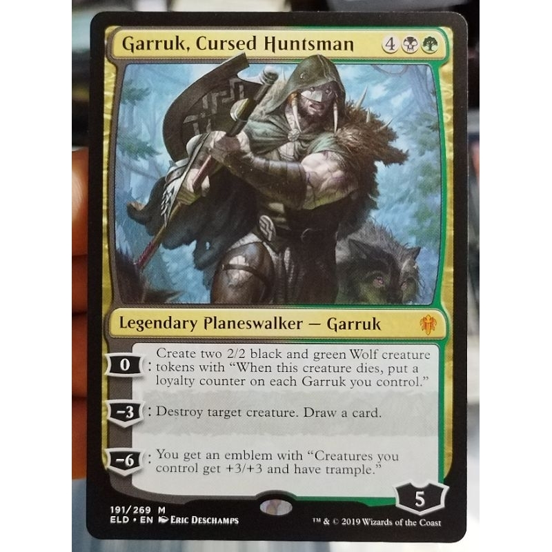 Garruk, Cursed Huntsman (Magic the gathering) | Shopee Philippines