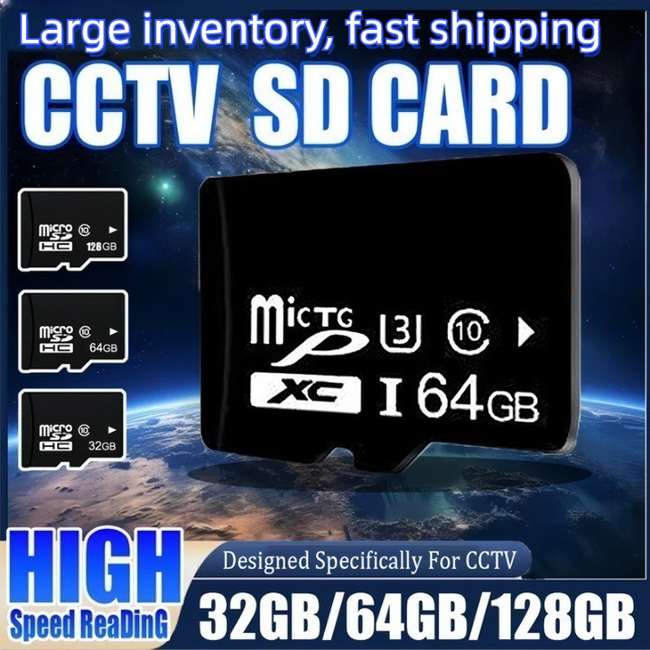 Micro Card CCTV Camera 16GB 32GB 64GB 128GB Class10 SD Card A1 High ...