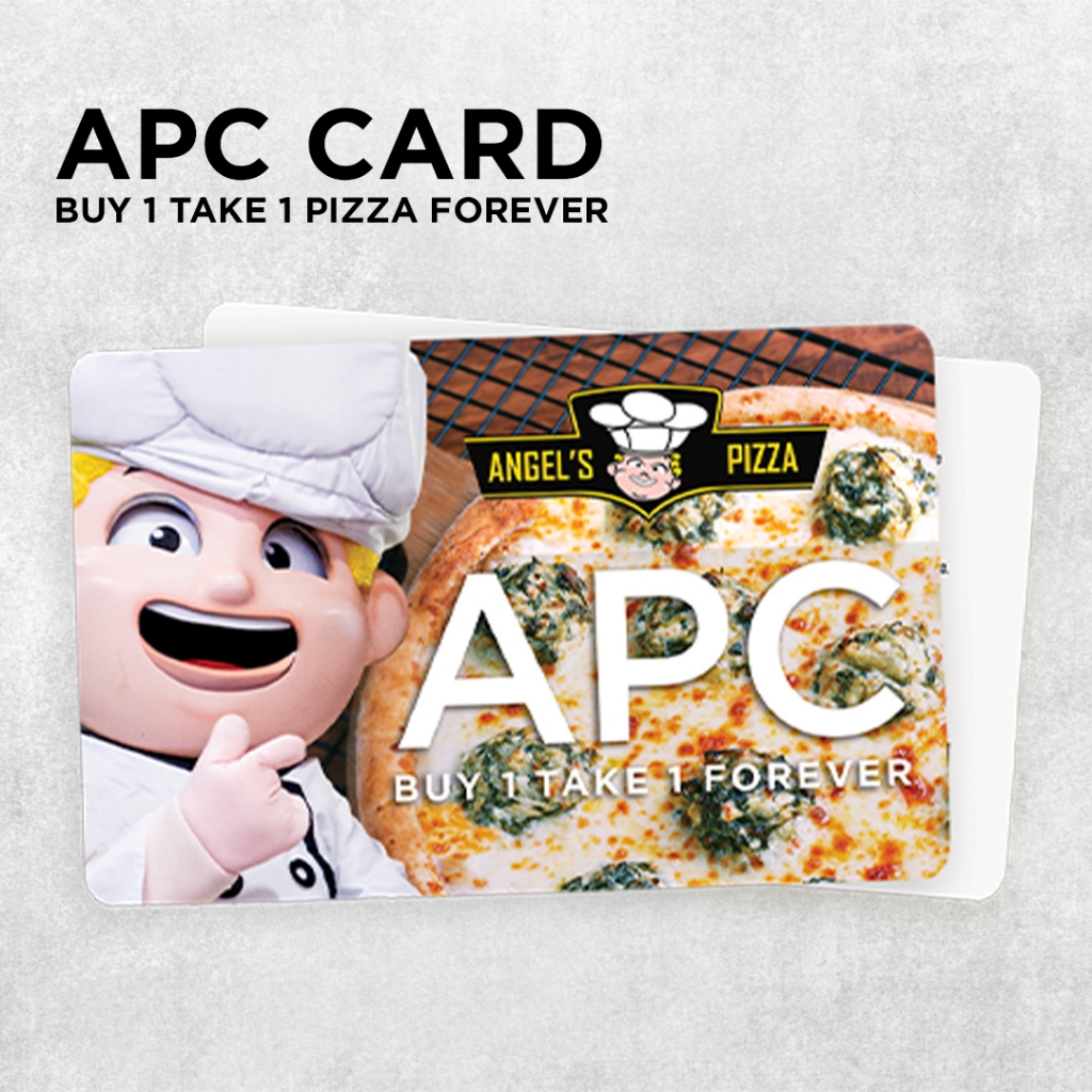 Angel's Pizza Card Free Medium Pizza (For lifetime Buy1Take1 Pizza ...