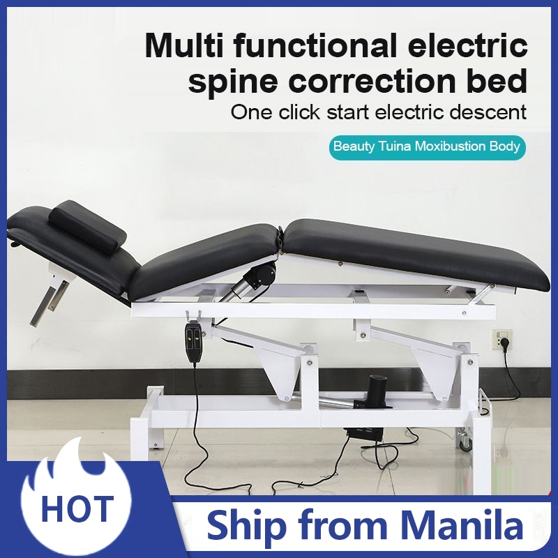 Electric chiropractic bed massage bone setting physiotherapy bed ...