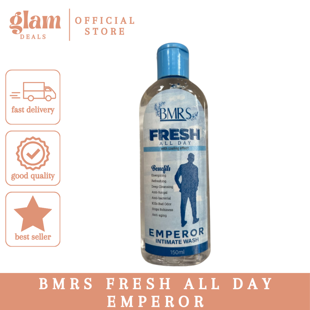 BEST SELLING BMRS Fresh All Day Emperor Intimate Masculine Wash 150 ml ...