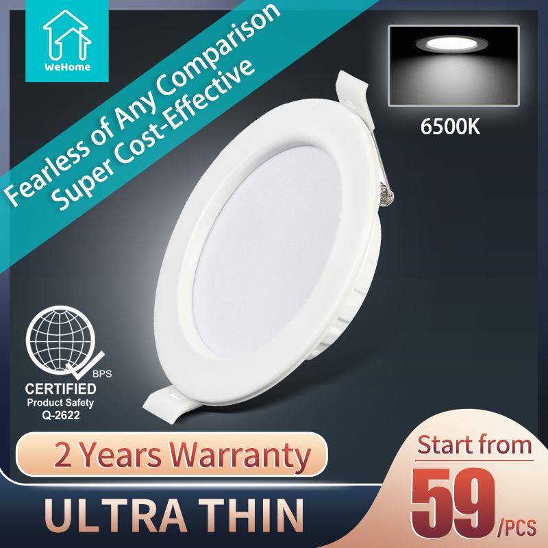 WeHome Ultra Thin LED Ceiling Light Pin Light, 6500K Daylight, 5W 9W ...
