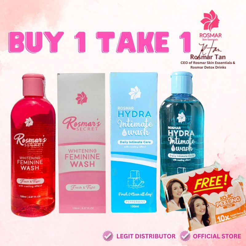 RBD | Authentic Rosmar Secret Whitening Feminine Wash & Hydra Intimate ...