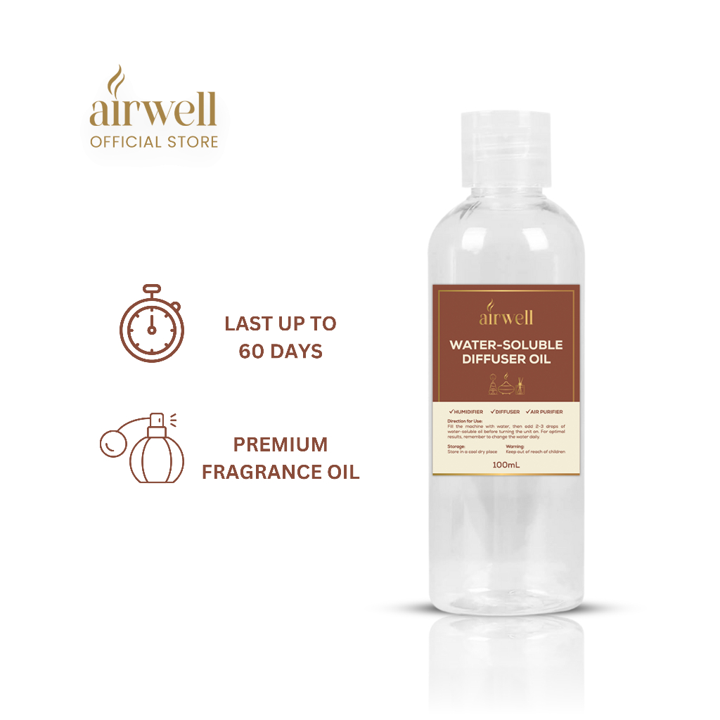 Airwell Water Soluble Oil Fragrance for Humidifier Diffuser | Shopee ...
