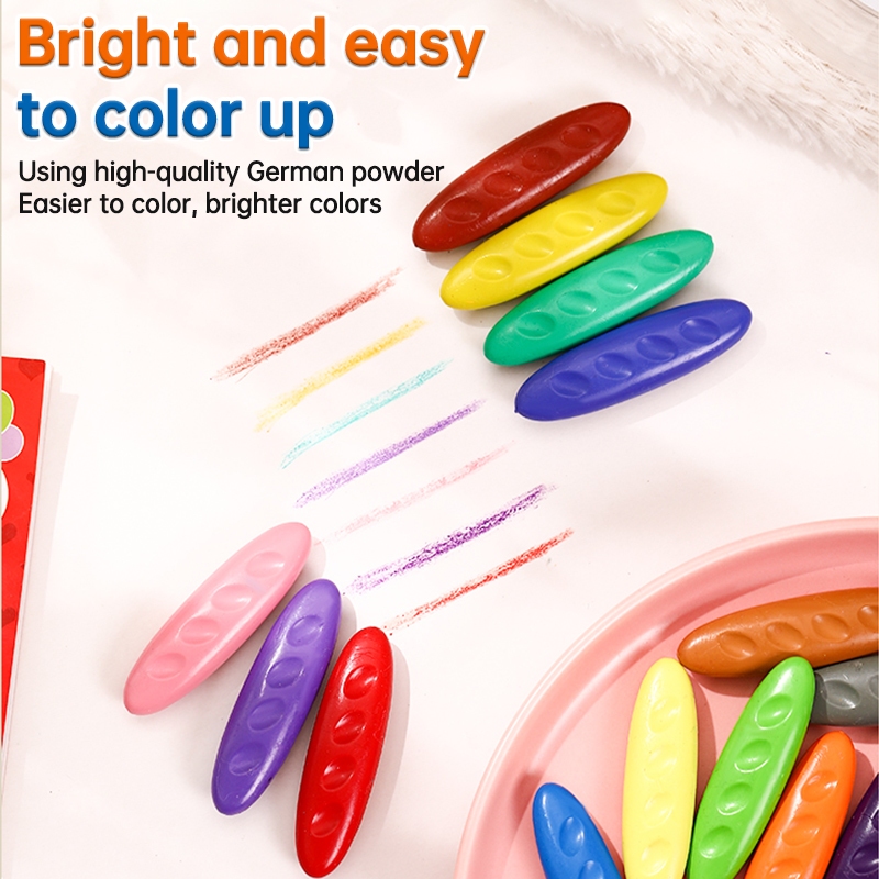 Crayons Set Water Drop Shape Safe Non-Toxic Washable Children Children ...