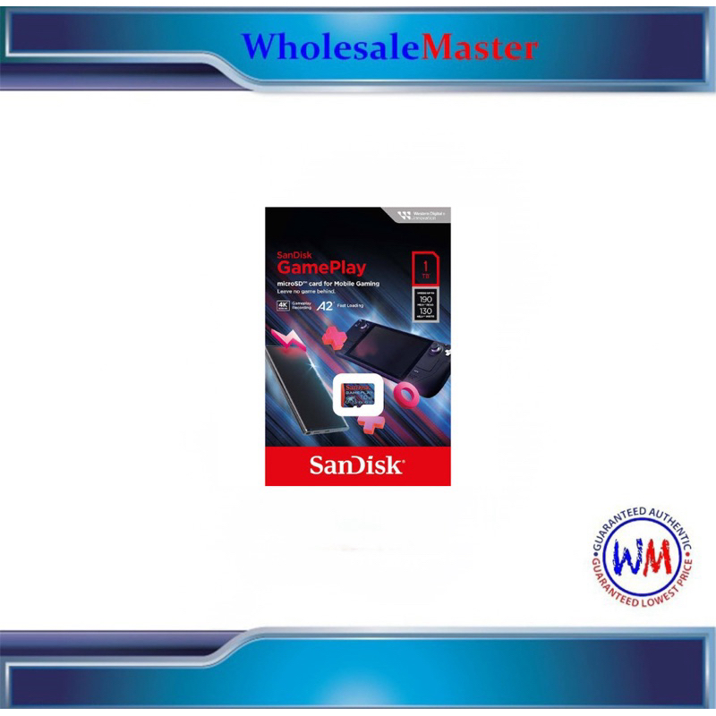 SanDisk 1TB GamePlay microSD Card for Mobile and Handheld Console Gaming SDSQXAV-1T00-GN6XN ...