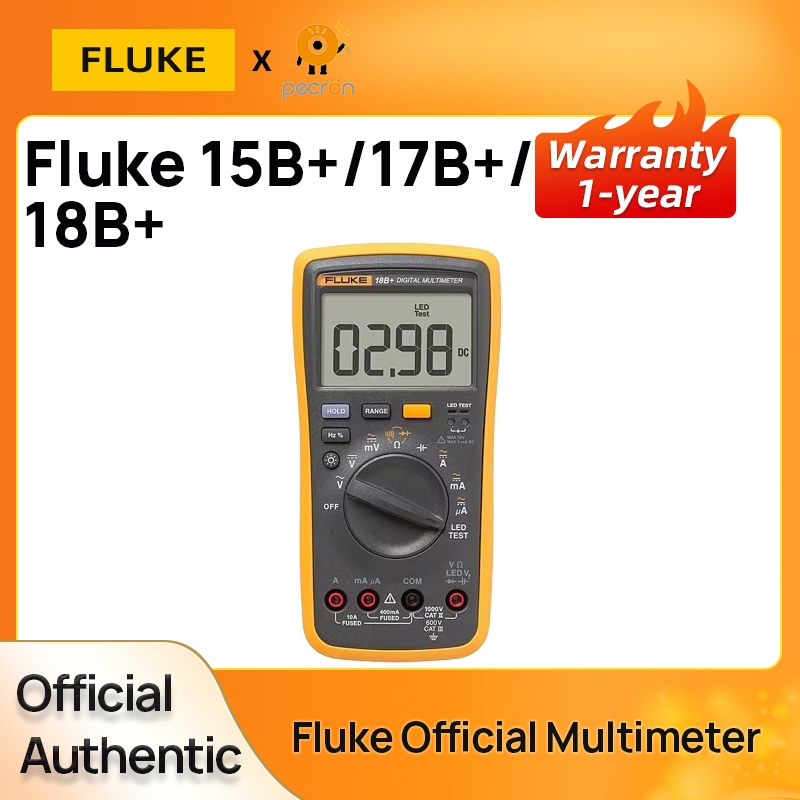 Pecron x Fluke F15B+/F17B+/F18B+ Multimeter with Backlight | Shopee Philippines