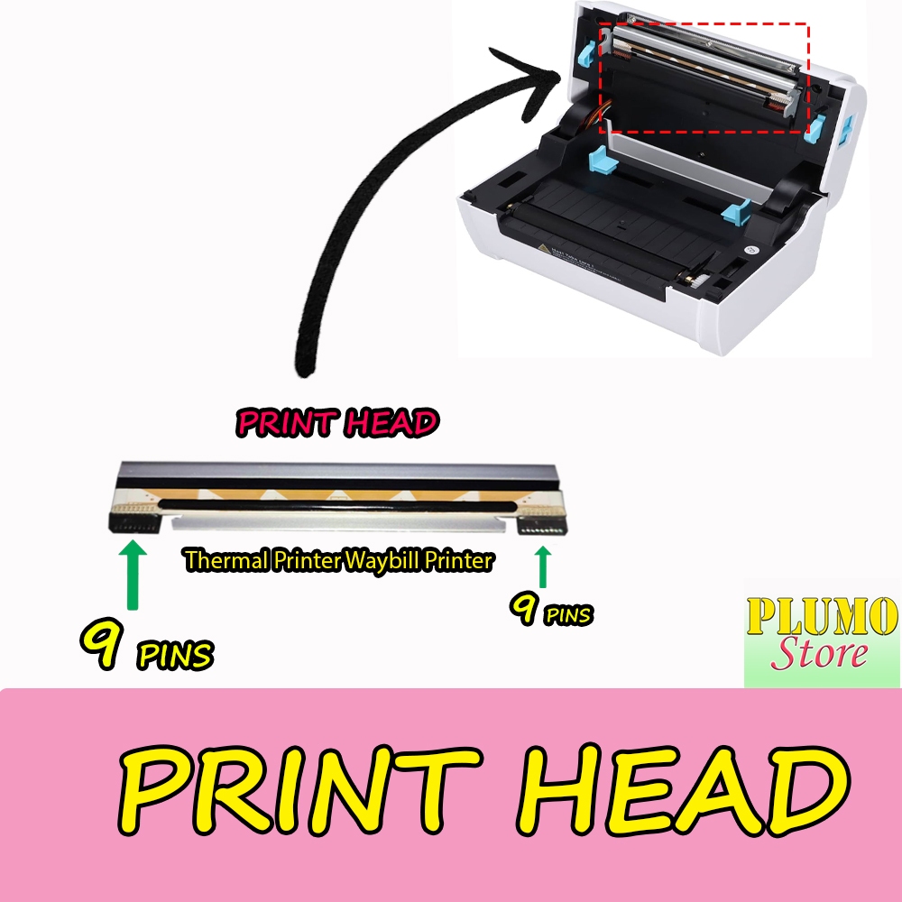 Thermal printer head( waybill printer)label printer PRINT HEAD ONLY ...