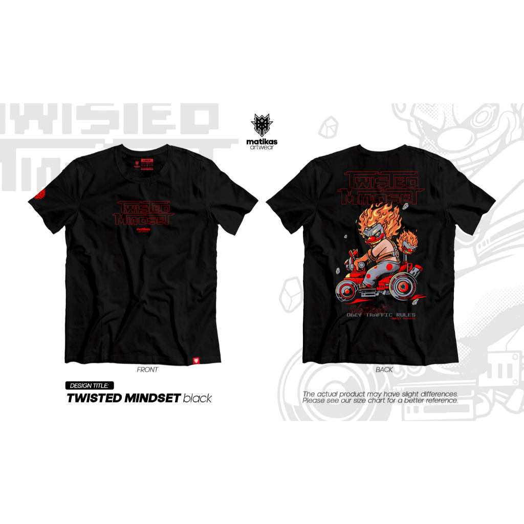 Matikas Artwear Twisted Mindset | Shopee Philippines