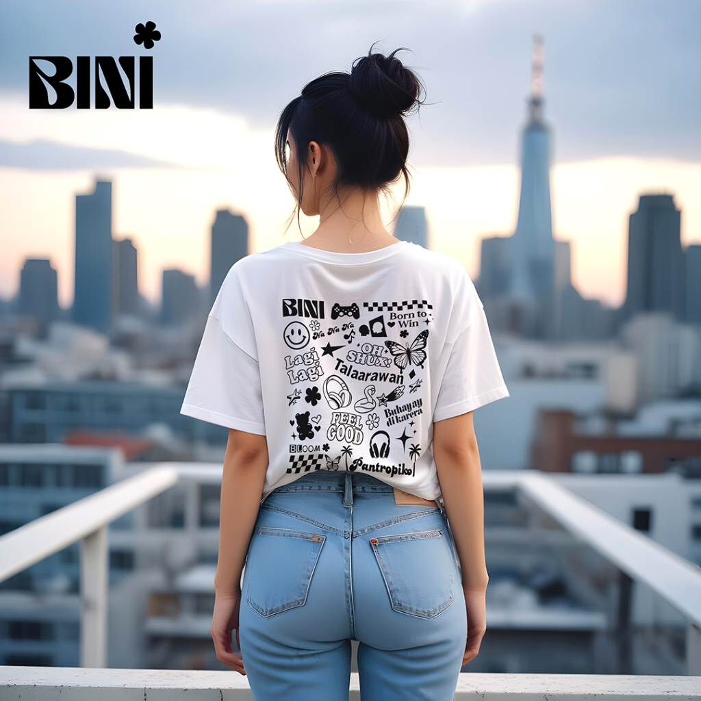BINI Star White Tee Collection Quality Merch P-pop BINIverse Pantropiko ...