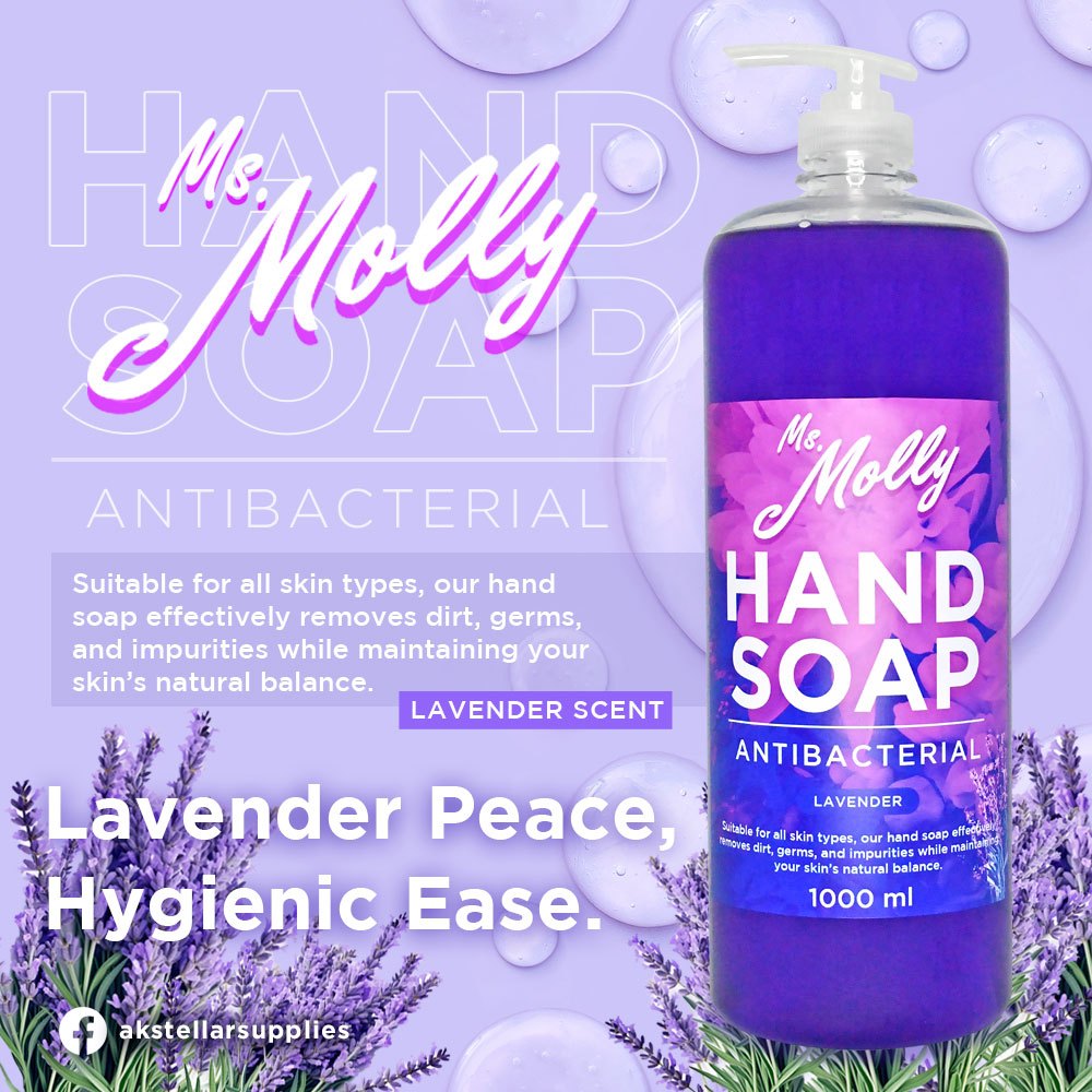 Liquid Hand Soap Ms. Molly (Antibacterial, Moisturizing, Calming and ...